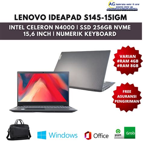 Jual Laptop Baru Lenovo Ideapad S Igm Ram Gb Ssd Gb Laptop Ram Gb Murah