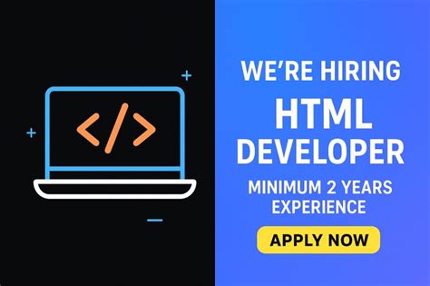 Wearehiring Hiring Htmldeveloper Frontenddeveloper Webdevelopment