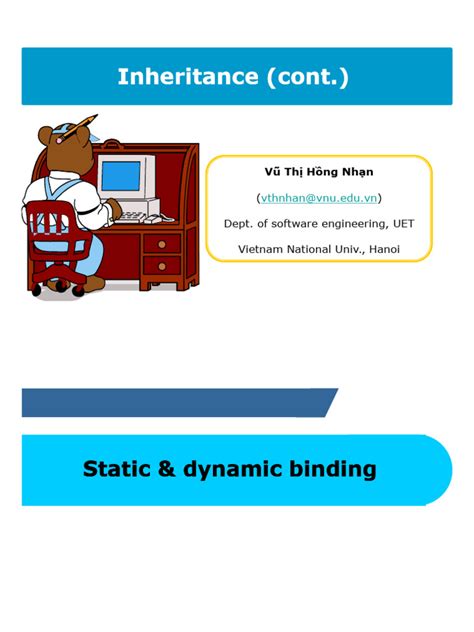 7 inheritence static dynamic binding pdf