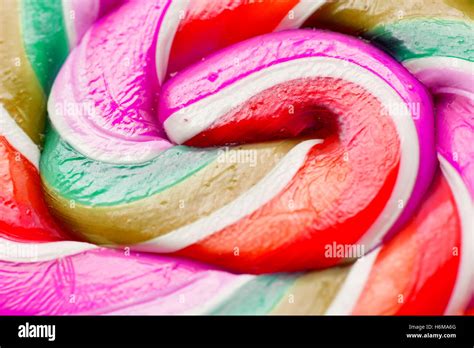 Shapes And Colors Of A Close Up Lollipop Stock Photo Alamy