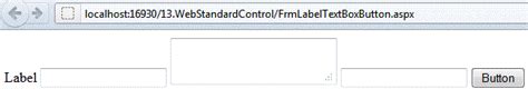 Label Textbox Button Controls Aspnet 40 Study Note