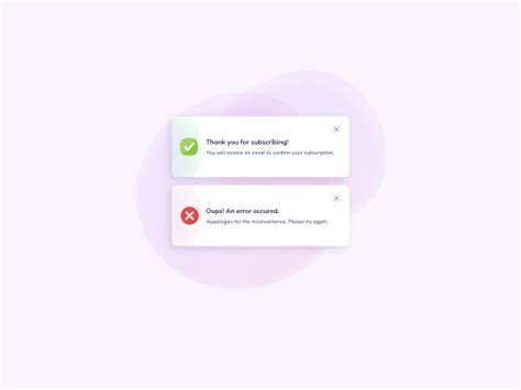 Notifications Designs Created By Ui Desgn Daily
