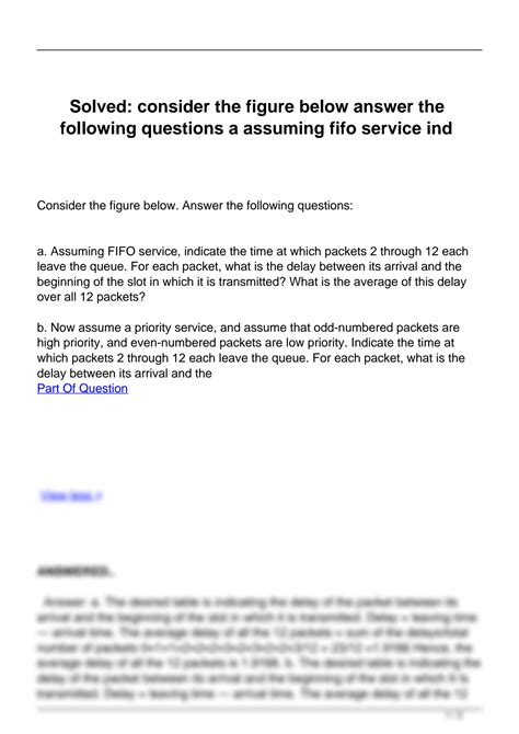 Solution Solved Consider The Figure Below Answer The Following