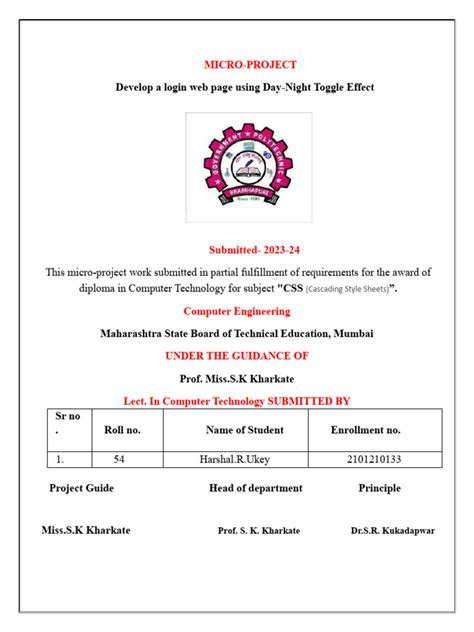 Css Micro Project Harshal Ukey Pdf World Wide Web Internet And Web