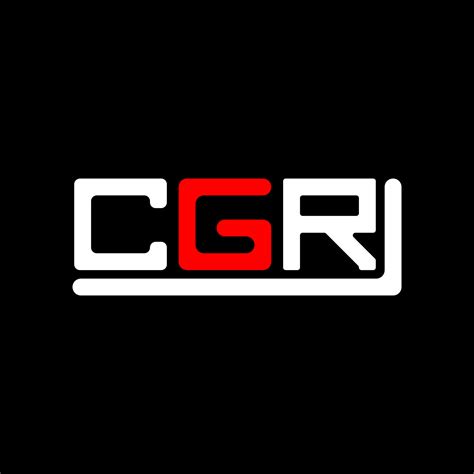 CGR letter logo creative design with vector graphic, CGR simple and ...