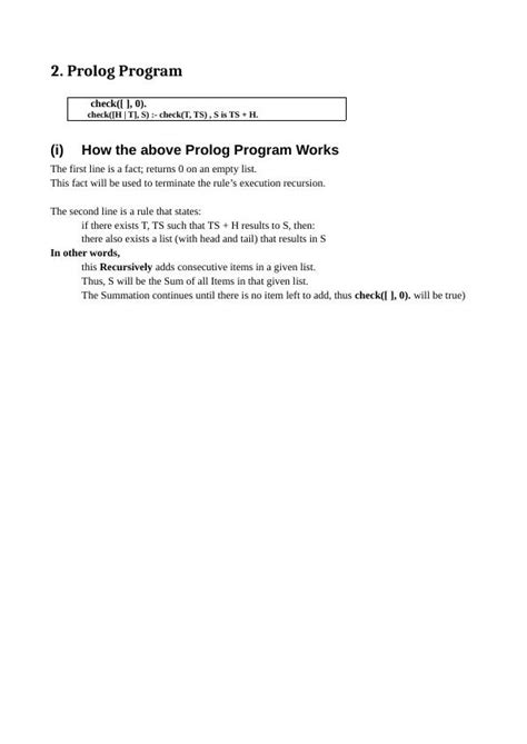 Logic Programming List Head And Tail Represented In Dot Notation