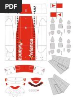 A321neo Latam Papercraft Pdf Manufactured Goods Equipment