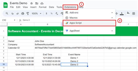 How To Create Google Calendar Event From Google Sheets Software Accountant