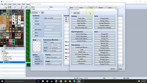 RPG Maker MV Tutorial Cutscence Movement And Facing YouTube