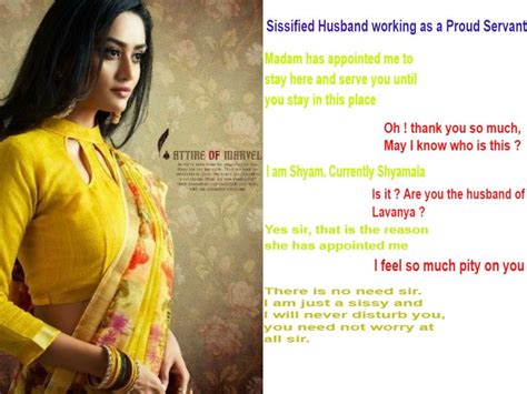 Sissified Husband Working As A Proud Servant Maheshwari Crossdressing