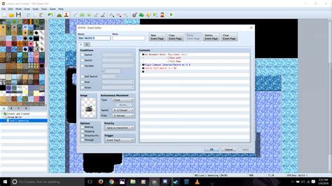 event activates on event touch rpg maker forums