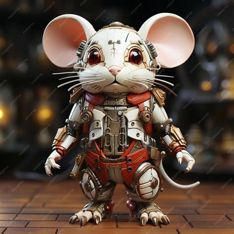 Premium Photo 3d Robot Mouse