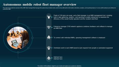 F875 Autonomous Mobile Robot Fleet Manager Overview Autonomous Mobile Robots Types Ppt Sample