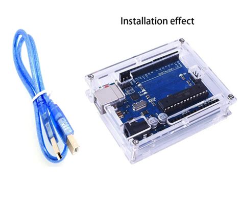 Arduino UNO R MEGA P ATMEGA U Development Board With Case And Cable Daraz Lk