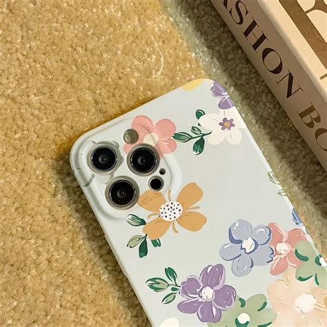 Colorful Small Floral Film Shell Full Package Precision Hole Temu United Kingdom