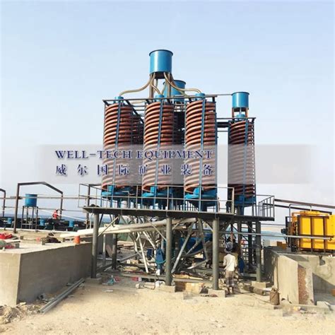 Chromite Spiral Chute Concentrator For Chromite Separation Spiral