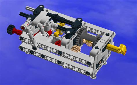 Lego Moc 3 Speed Gearbox By Brick Forge Rebrickable Build With Lego
