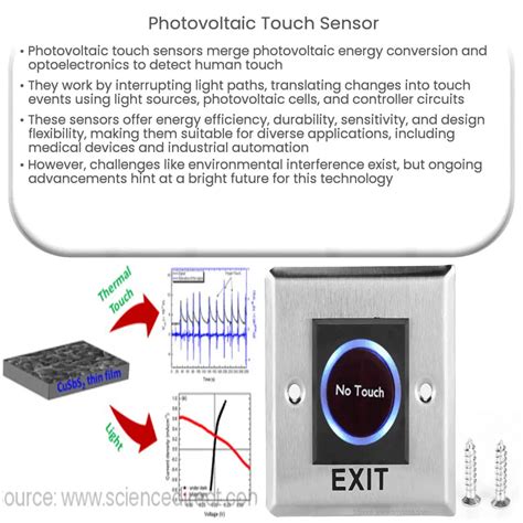 Photovoltaic Touch Sensor How It Works Application And Advantages