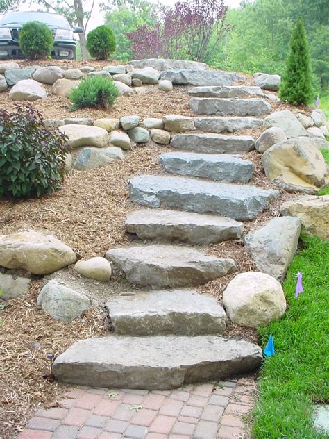 Inspiration Stone Stairs Outdoor Ideas Stair Designs