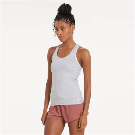 Lux Performance Tank Platinum Heather Vuori Clothing Performance