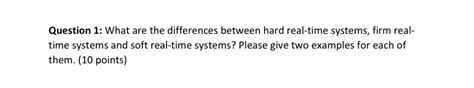 solved question 1 what are the differences between hard