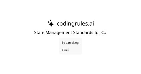 state management standards for c coding rules codingrules ai