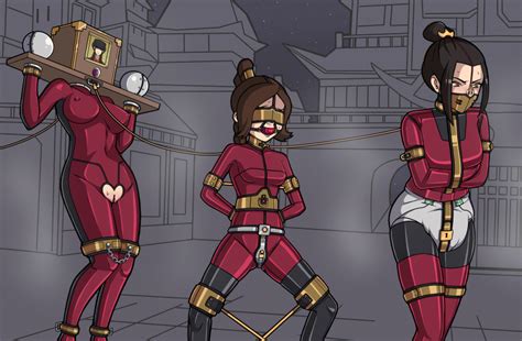 Rule 34 Argrim Armbinder Avatar The Last Airbender Azula Ball Gag Blindfold Blindfolded
