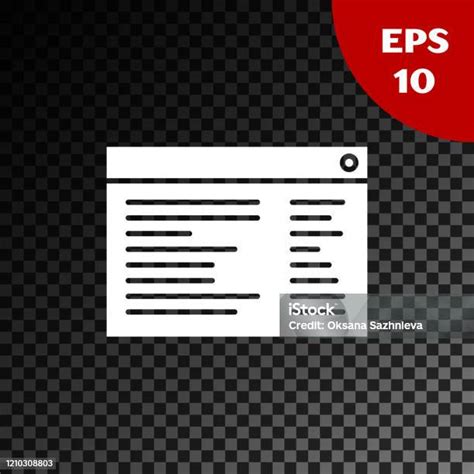 화이트 소프트웨어 투명 어두운 배경에 격리 된 웹 개발자 프로그래밍 코드 아이콘 프로그램 코드의 자바 스크립트 컴퓨터 스크립트 임의의 부분 벡터 일러스트레이션 0명에 대한