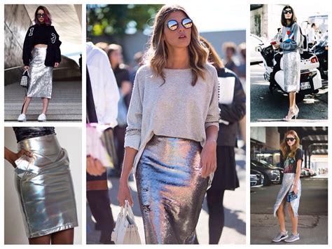 Одежда с эффектом металлик: как носить и с чем сочетать
