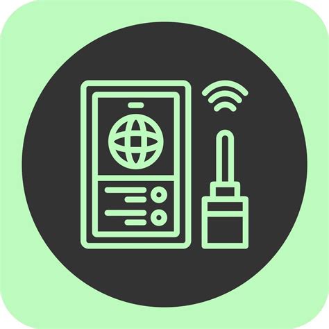 Internet Signal Linear Round Icon 39531807 Vector Art At Vecteezy