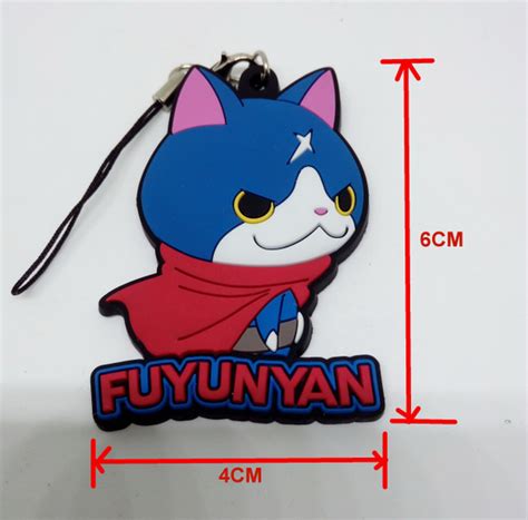 Yo Kai Watch Yokai Youkai Fuyunyan Rubber Phone Strap Wish