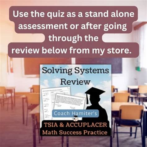 Solving Linear Systems Quiz By Time Flies Tpt