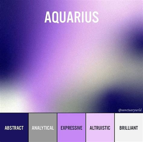 Aquarius Aquarius Truths Zodiac Signs Aquarius Zodiac Signs Colors