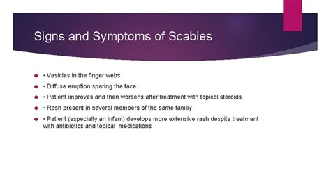 Scabies Pelin Zkan Human Scabies Is A Highly