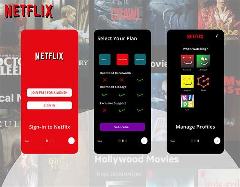 splash screen design for netflix on behance