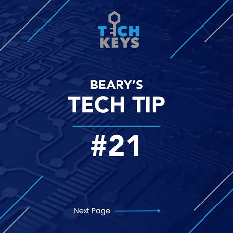 Tech Keys On Linkedin Techtip Presenting Tech Manageditservices