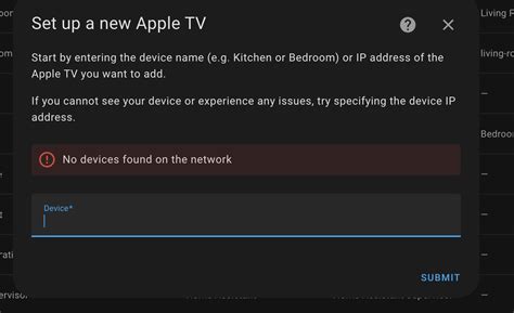 is there a trick to getting appletv integration to work