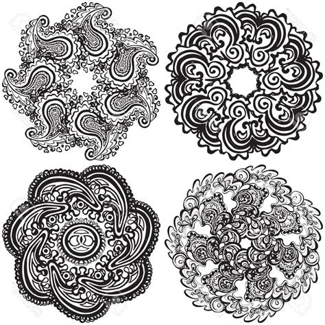 Round Pattern Vector At Vectorified Com Collection Of Round Pattern Vector Free For Personal Use
