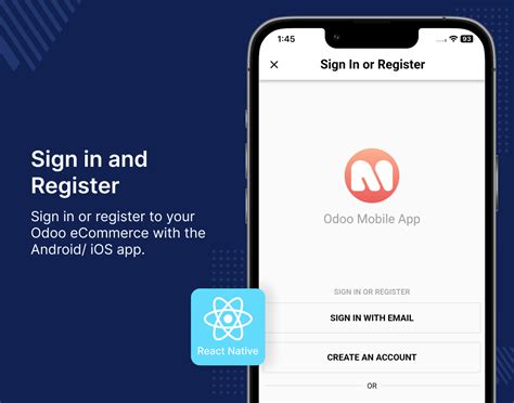 Odoo React Native Mobile App Android IOS Open Source Application Builder WebKul