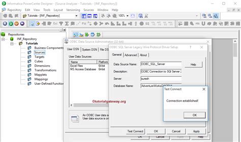 Informatica ODBC Connection