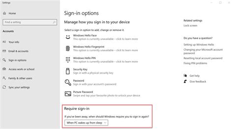 Disable Or Enable Password Login After Resuming From Sleep In Windows