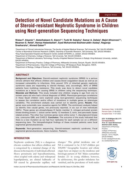 Pdf Detection Of Novel Candidate Mutations As A Cause Of Steroid