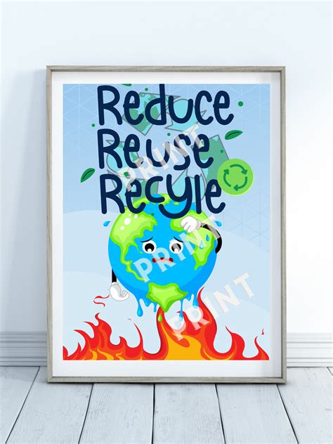 Reduce Reuse Recycle Poster