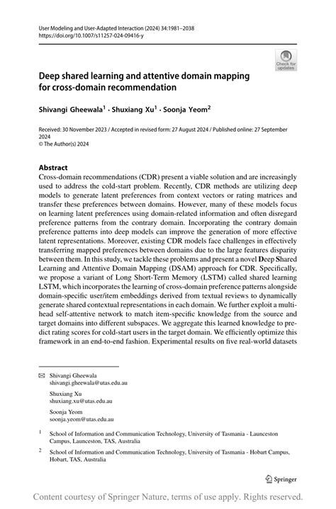 Pdf Deep Shared Learning And Attentive Domain Mapping For Cross