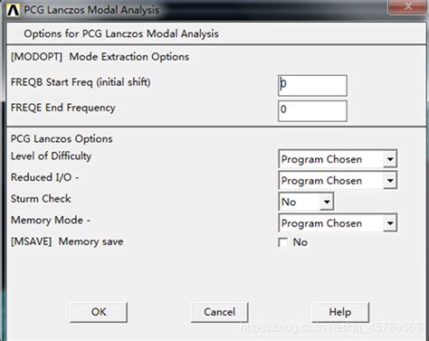 Ansys模态分析 Csdn博客