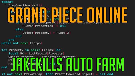 GRAND PIECE ONLINE HACK SCRIPT JAKEKILLS AUTO FARM FREE YouTube