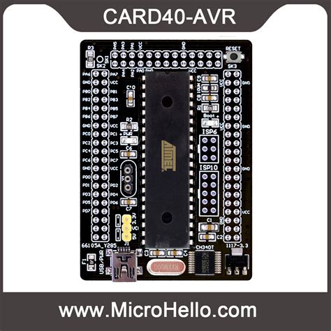 Card40 Avr Avr Development Board Card Board For Openmcu Basic A Atmega16aatmega32a