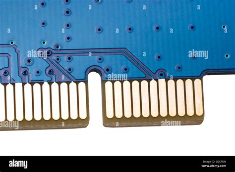 Electronic Collection PCI Connector Isolated Stock Photo Alamy