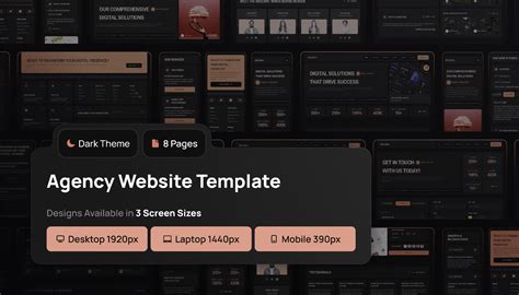 OTT Dark Theme Website UI Design Template For Media Streaming Movies And TV FREE Editable