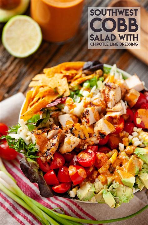 Southwest Chicken Cobb Salad Recipe Cobb Salad Recipe Salad